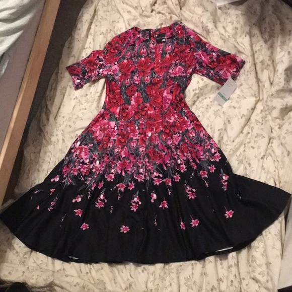 Maison Tara | Dresses | Maison Tara Floral Fit And Flare Dress | Poshmark